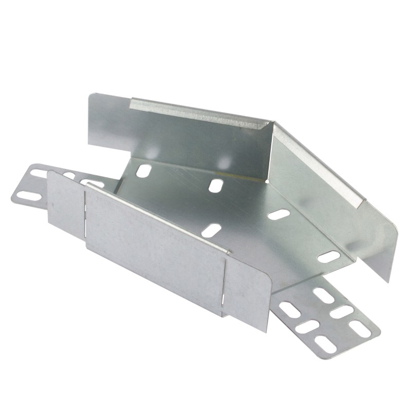 100mm 45° Flat Bend for Heavy Duty Tray with Integral Coupler - Tamlex