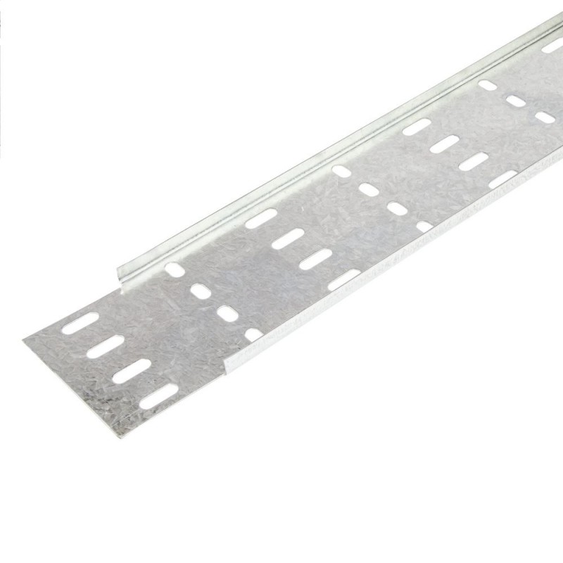 100mm Light Duty Straight Edge Cable Tray (3m Length) - Tamlex