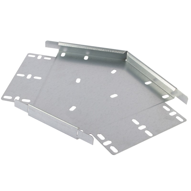 225mm 45° Flat Bend for Medium Duty Tray with Integral Coupler - Tamlex