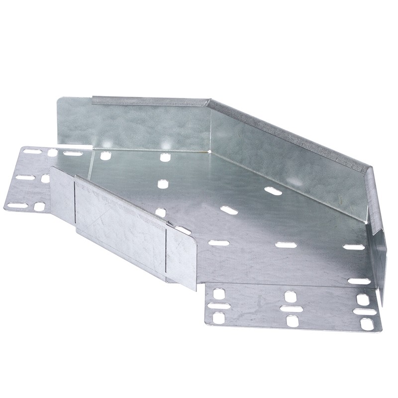 225mm 90° Flat Bend for Heavy Duty Tray with Integral Coupler - Tamlex