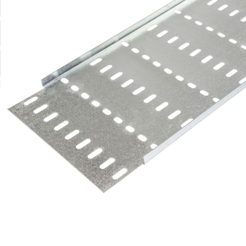 225mm Light Duty Straight Edge ZM Cable Tray (3m Length) - Tamlex