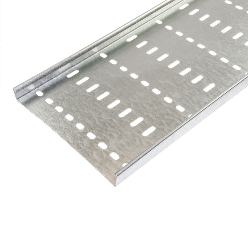 225mm Medium Duty ZM Cable Tray (3m Length) - Tamlex