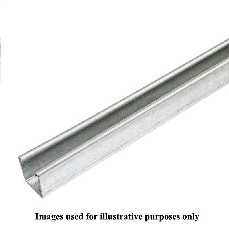 41mm x 41mm Plain Channel (3m Length) Back To Back - Tamlex