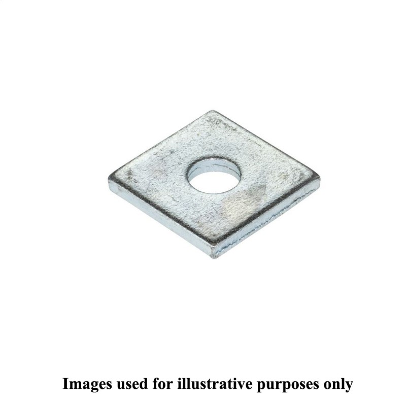 M12 Square Washer For M12 Threaded Bar - Tamlex