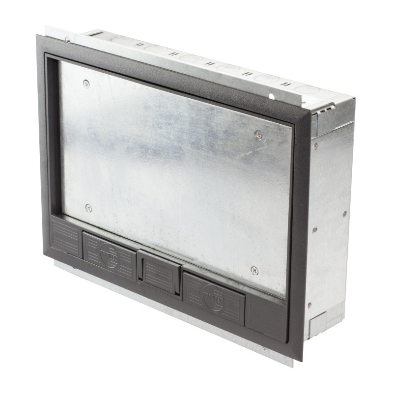 3 Compartment 68mm Deep Screed Service Box - Tamlex