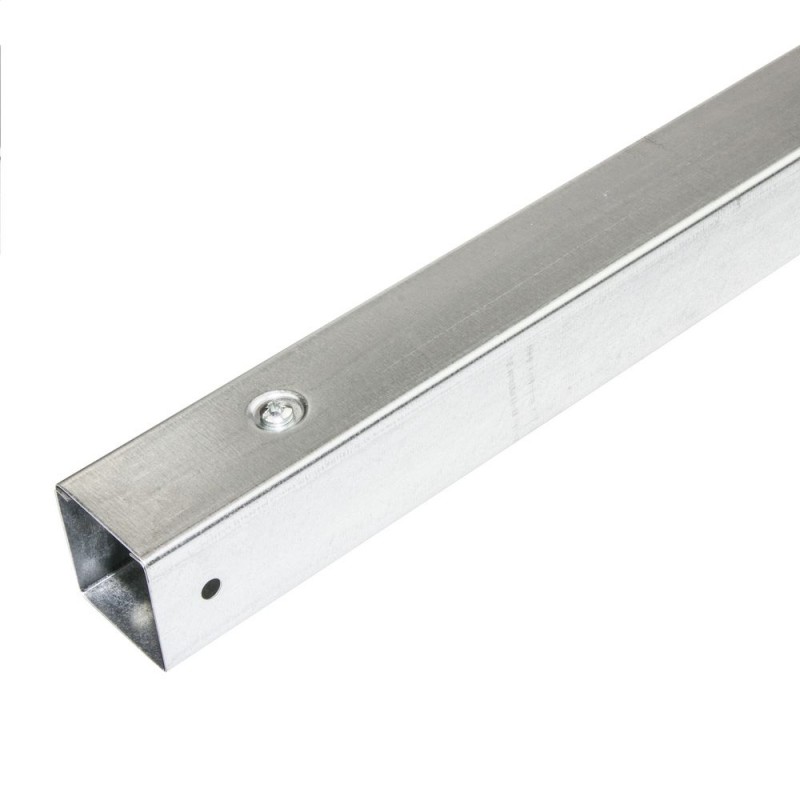 50mm x 50mm Galvanised Steel Trunking (3m Length) - Tamlex