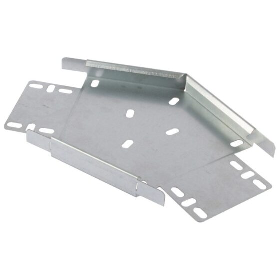 100mm 45° Flat Bend for Medium Duty Tray with Integral Coupler - Tamlex