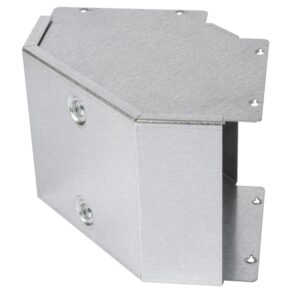 150mm x 150mm Turnbuckle Galvansied Steel Trunking (3m Length) - Tamlex