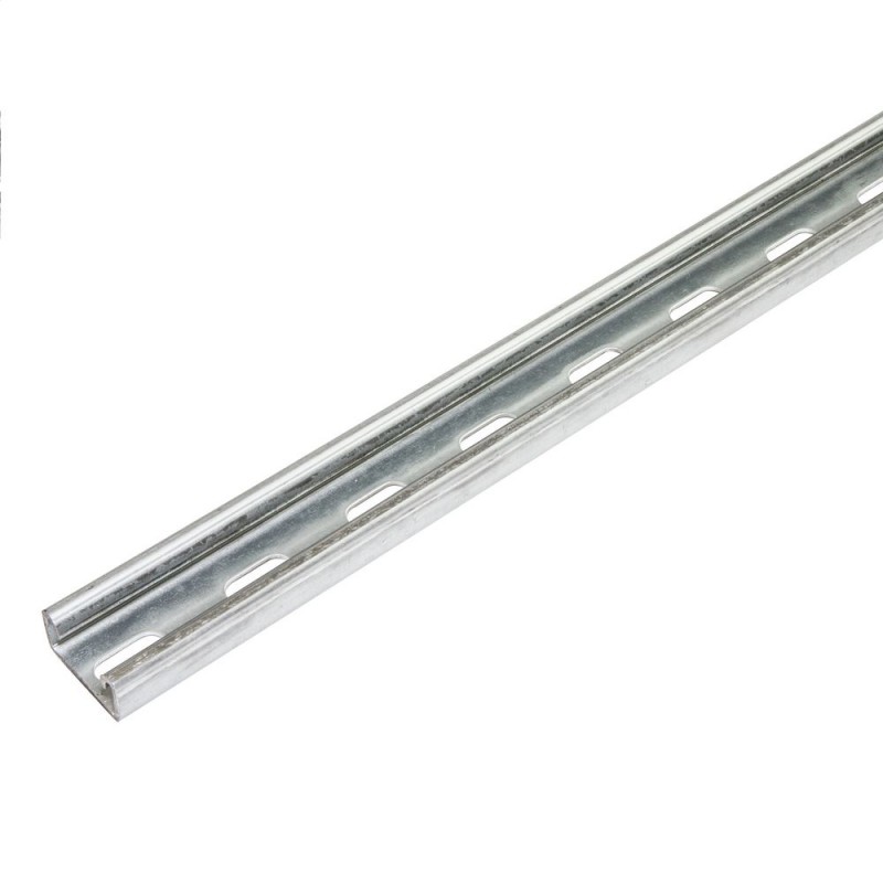 41mm x 21mm Galvanised Slotted Channel (3m Length) - Tamlex