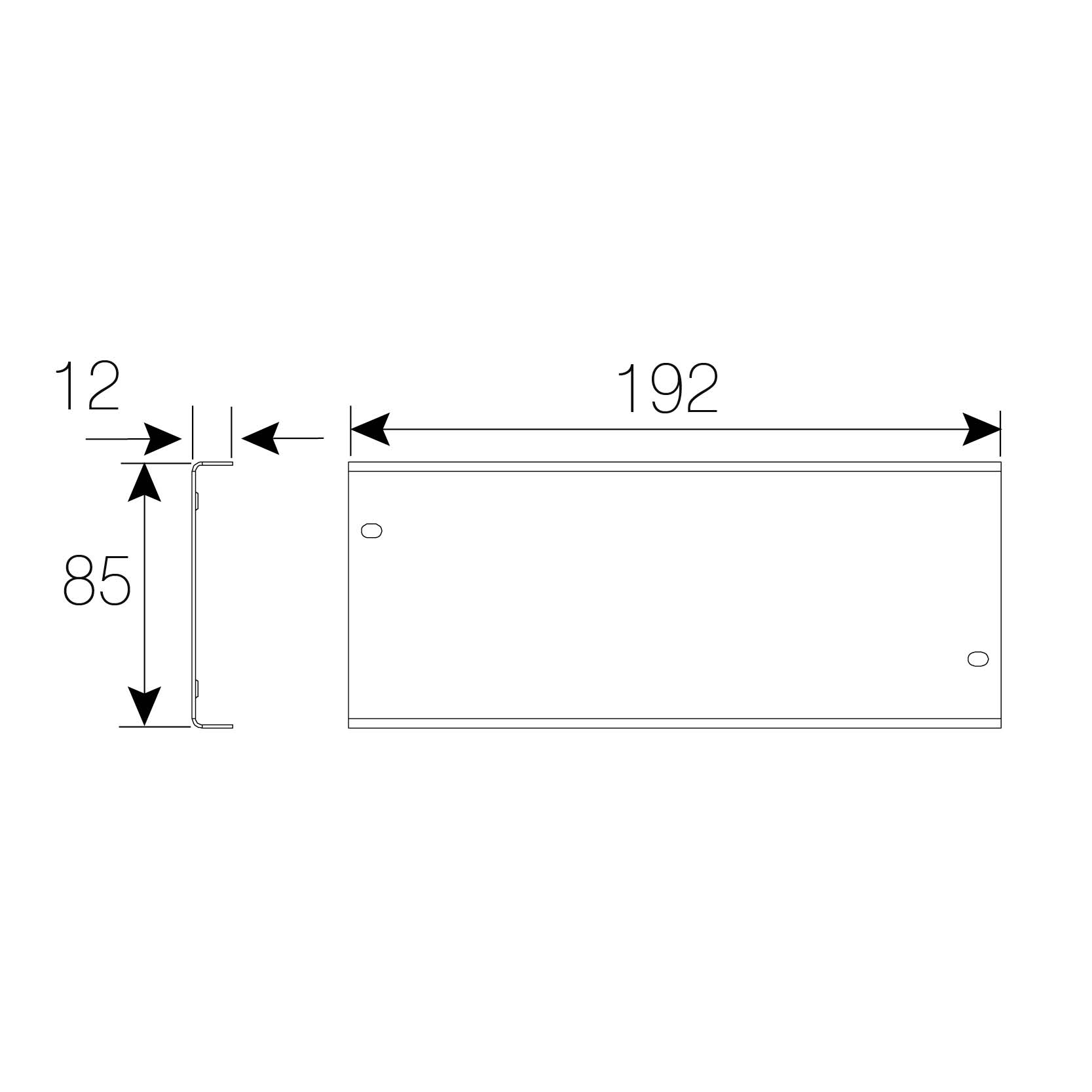 Blank Service Plate - Tamlex
