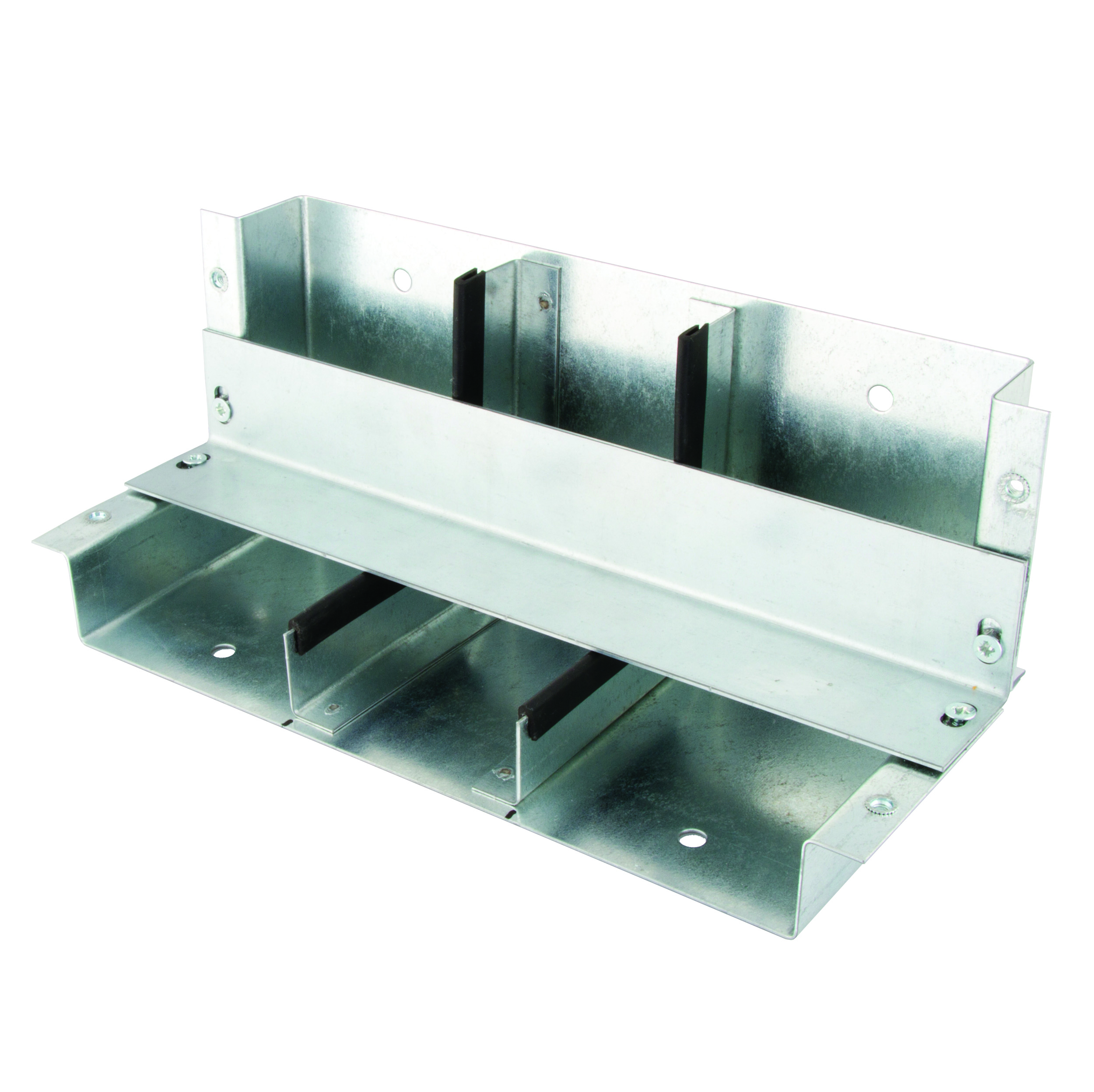 3 Compartment Rising Bend for 225x25mm Flush Screed Trunking - Tamlex