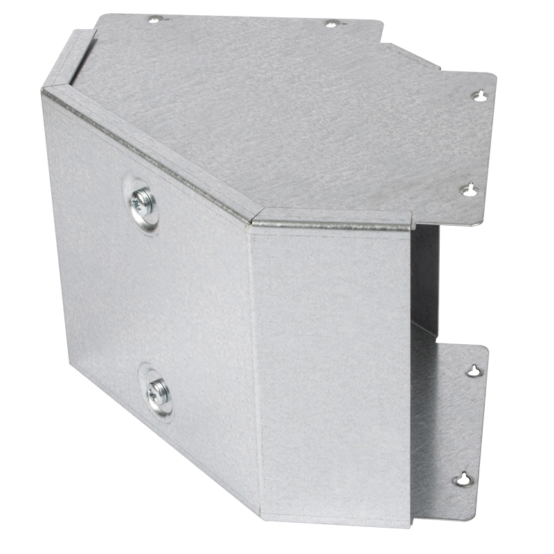 150mm x150mm 90° Gusset Bend Outside Lid - Tamlex