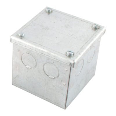 75mm x 75mm x 75mm Galvanised Adaptable Box - Tamlex