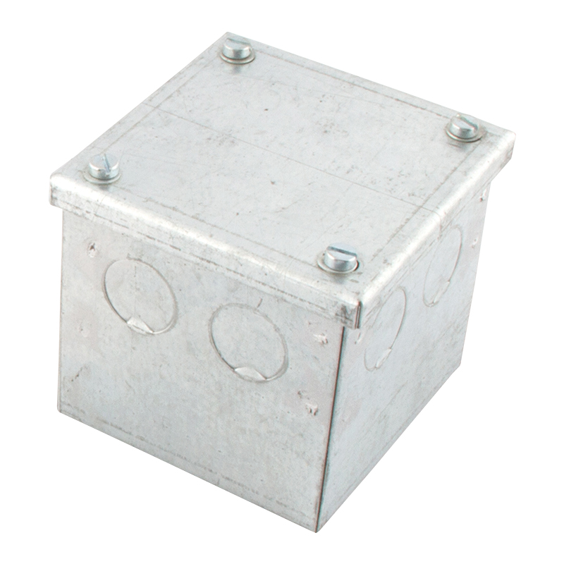 75mm x 75mm x 75mm Galvanised Adaptable Box - Tamlex