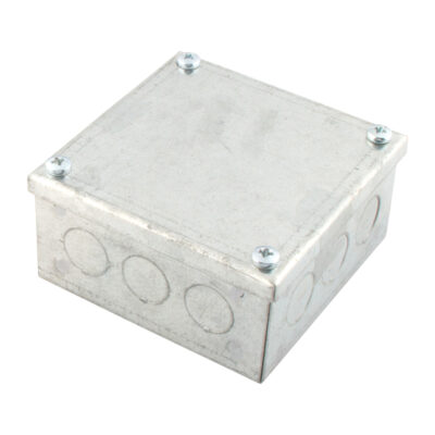 100mm x 100mm x 50mm Galvanised Adaptable Box - Tamlex