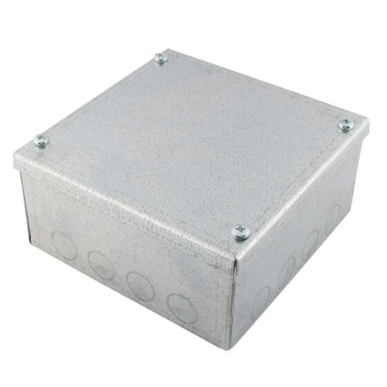 150mm x 150mm x 75mm Galvanised Adaptable Box - Tamlex
