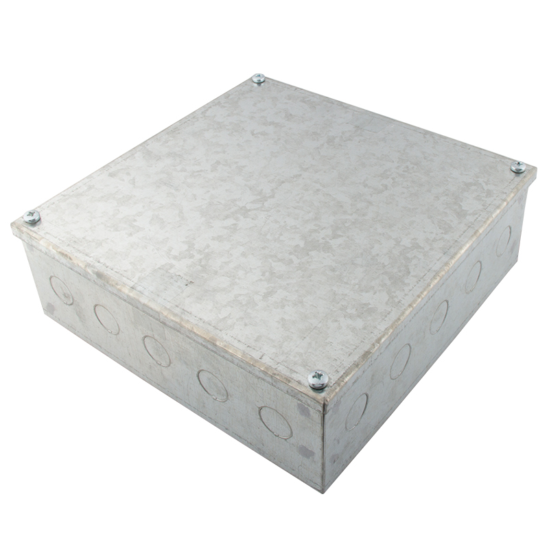 225mm x 225mm x 75mm Galvanised Adaptable Box - Tamlex