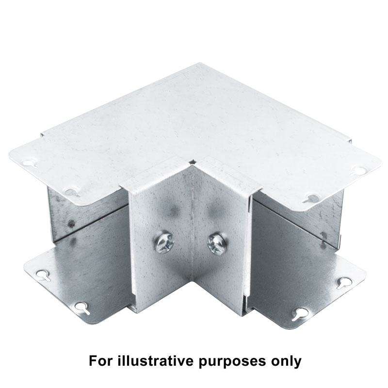150mm x100mm 90° Sharp Bend Inside Lid - Tamlex