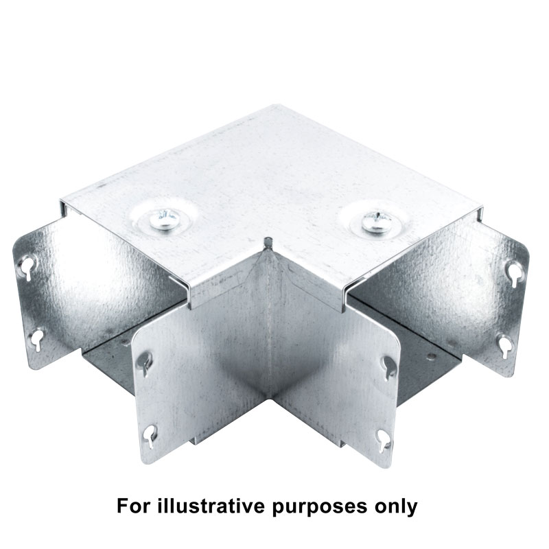 150mm x 100mm 90° Sharp Bend Top Lid - Tamlex