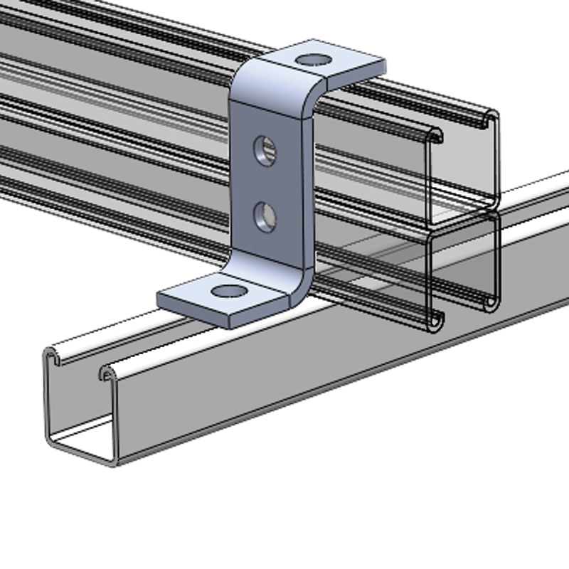 4 Hole 80mm 'Z' Step Up Bracket - Tamlex