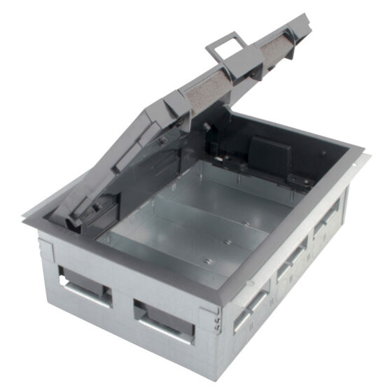 3 Compartment 100mm Deep Cavity Service Box - Tamlex