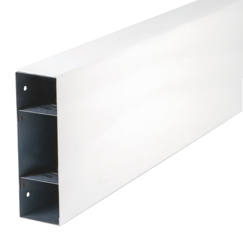 200mm x 60mm Square Dado Trunking - Cat6a 3 Compartment (2m Length ...
