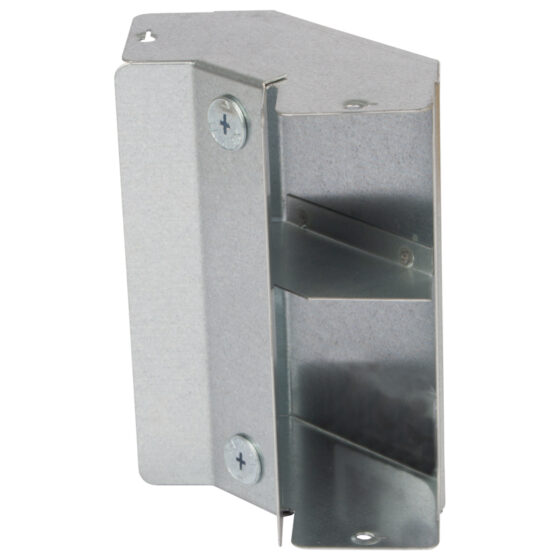 150mm x 50mm 90° IP4X Turnbuckle Gusset Bend Inside Lid - 2 Compartment ...