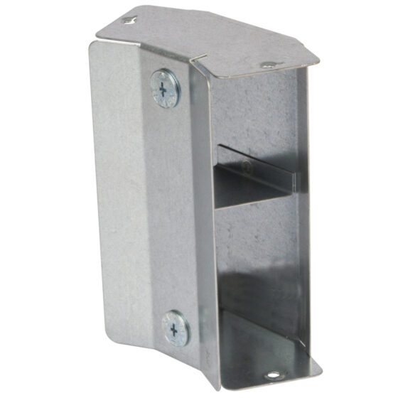 150mm x 50mm 45° IP4X Turnbuckle Gusset Bend Inside Lid - 2 Compartment ...