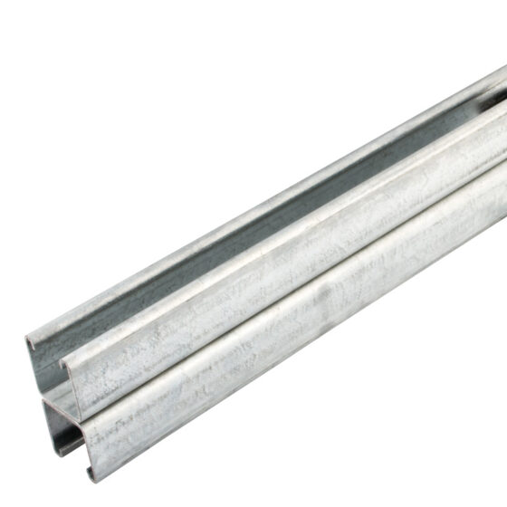 41mm x 41mm Galvanised Plain Channel (3m Length) Back To Back - Tamlex