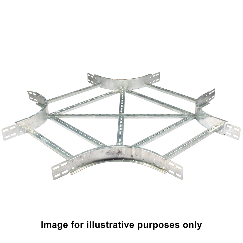 750mm 4 Way Crosspiece R300 For Medium Duty Ladder HDG - Tamlex
